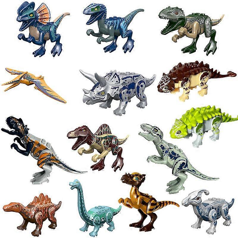 Jurassic Dinosaurs Building Blocks Indominus Rex DIY Tyrannosaurus ...