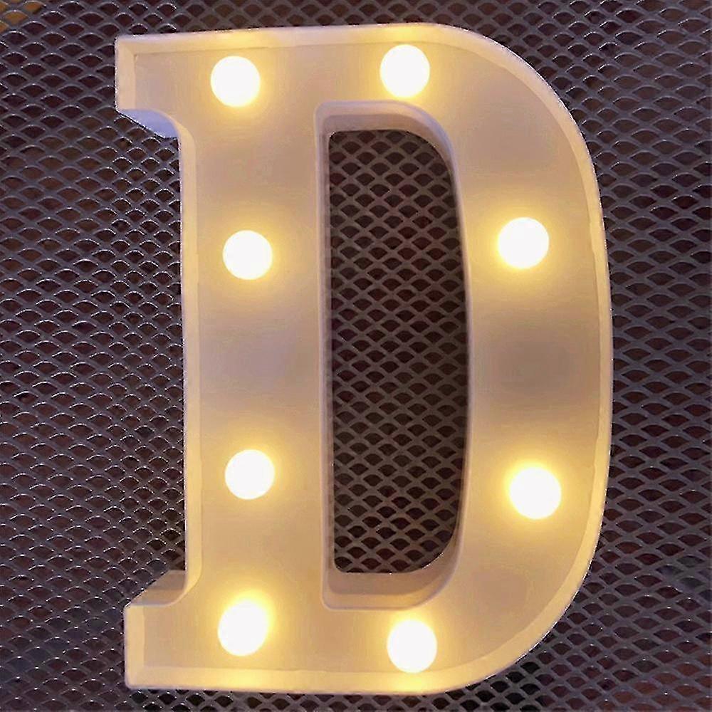 Alphabet Letter Led Light Luminous Lamp Decor Party Night Light | Fruugo UK