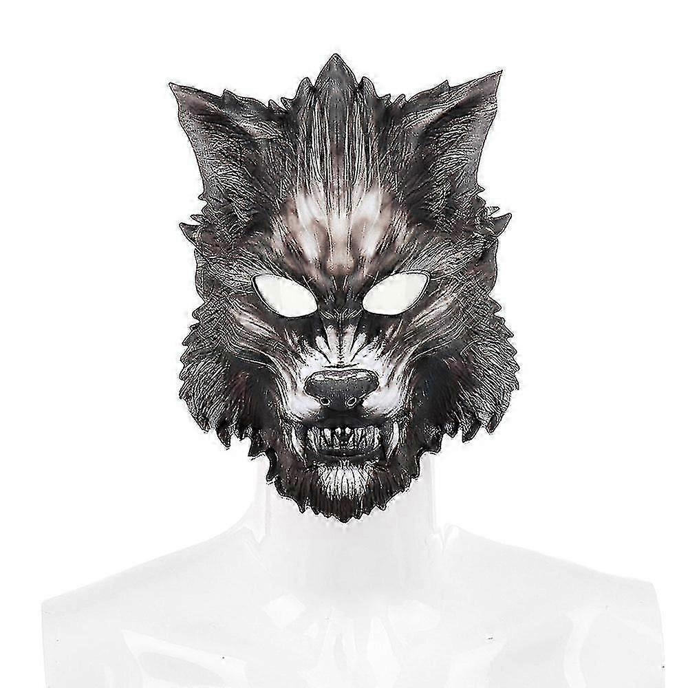 Wolf Mask Masquerade Wolves Masks Retro Werewolf Party Mask For Adult ...