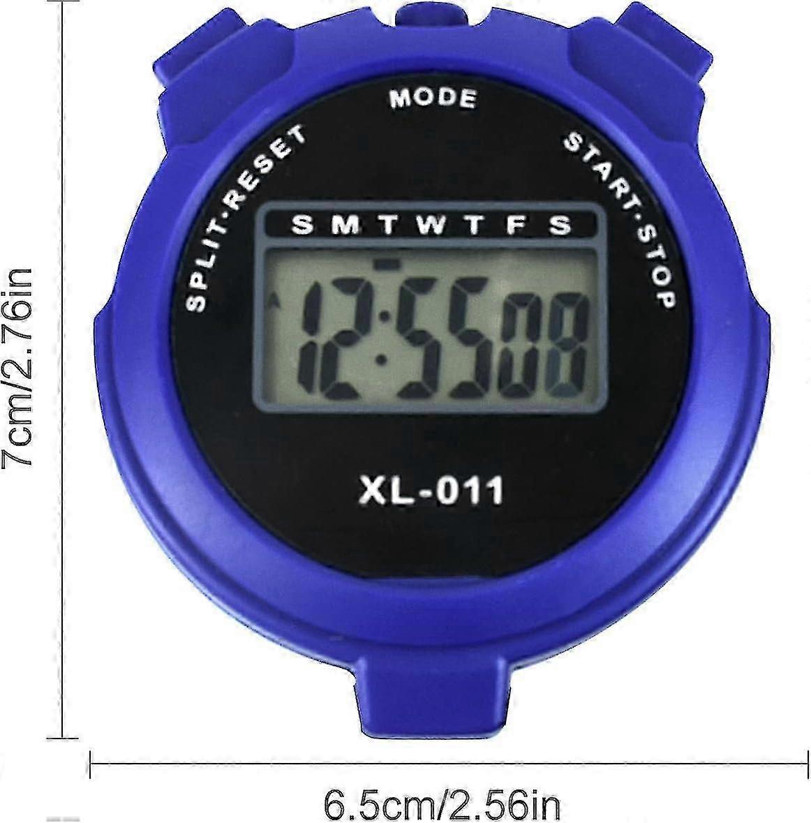 Digital Sports Stopwatch Timer Stopwatch Large Display Interval Training Timer Outdoor Split ...