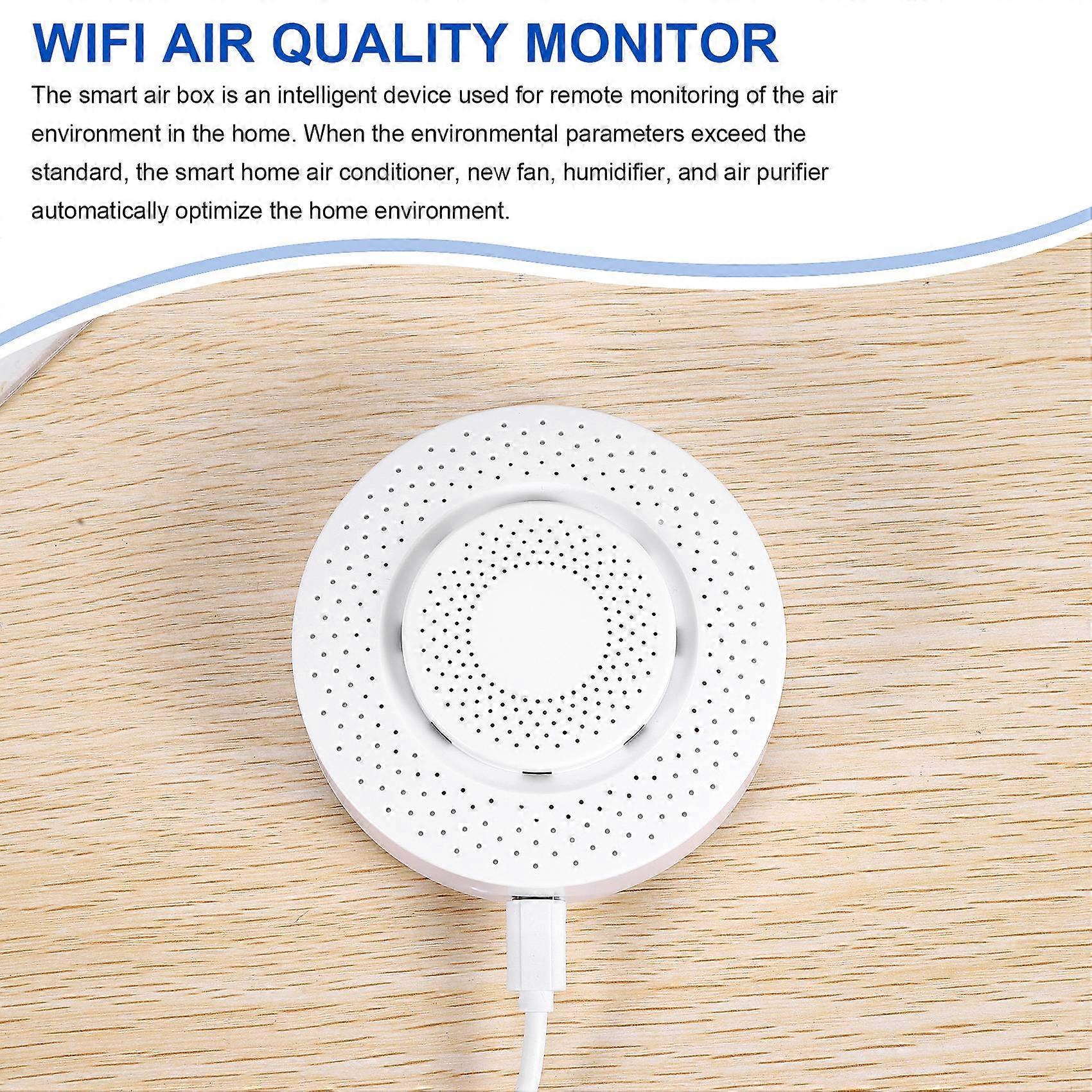 Zigbee Tuya 3.0 Air Quality Monitor Air Housekeeper 5 in 1 Formaldehyde ...