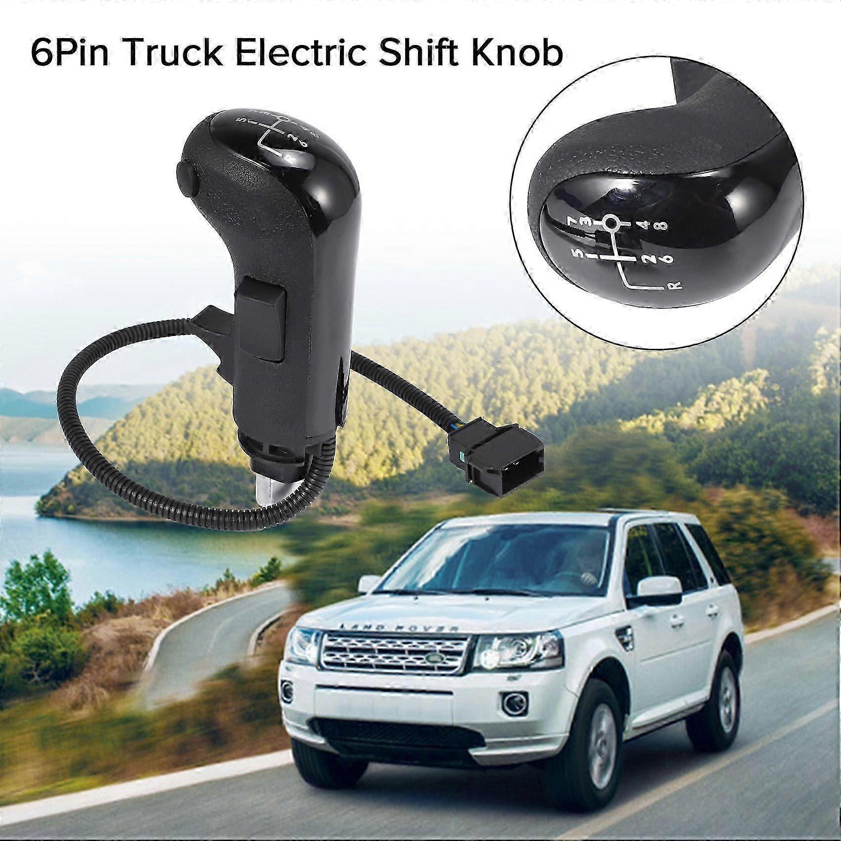 6Pin Truck Electric Shift Knob Gear Knob Gear Shift Head compatible ...