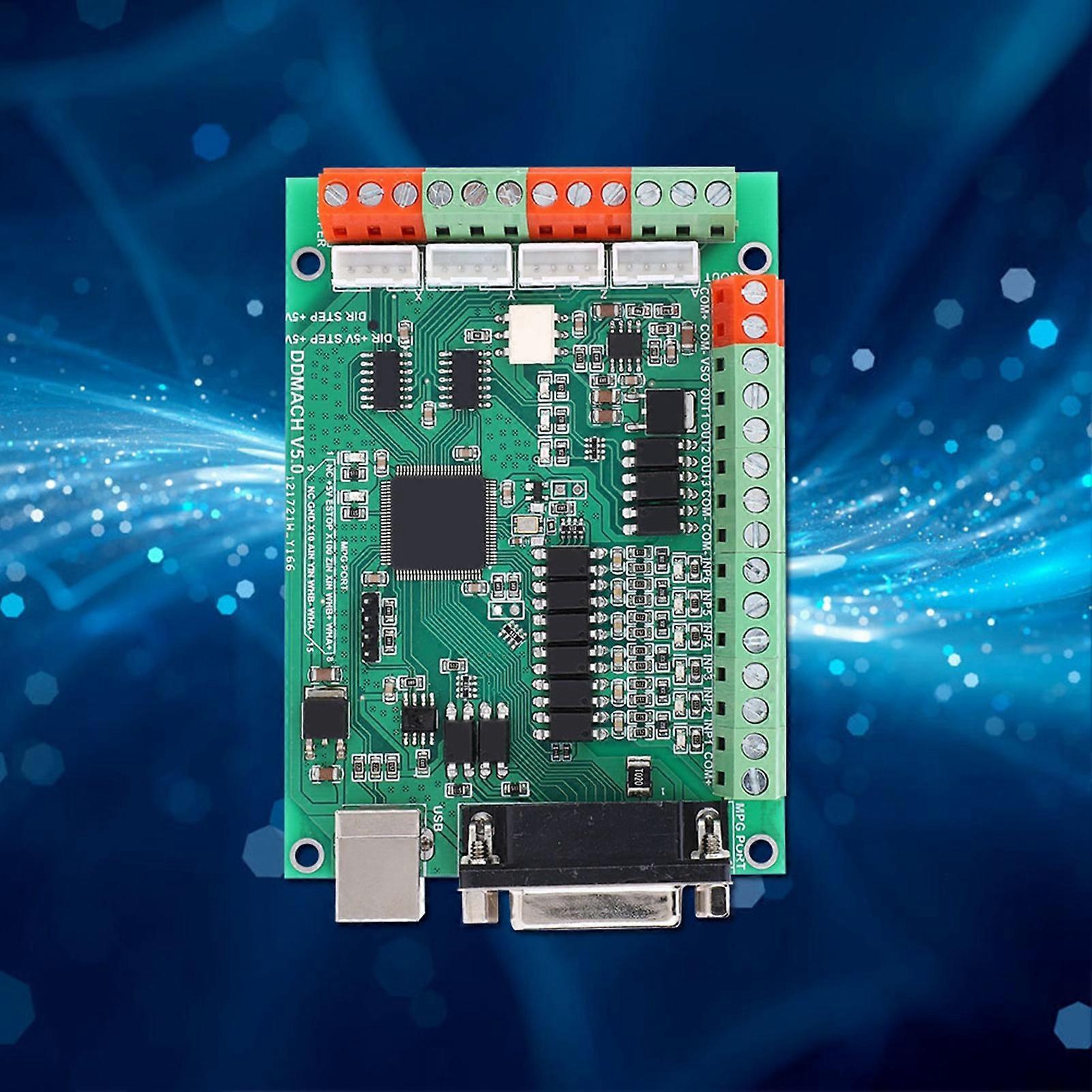 4-Axis Motion Control Card CNC 125Khz for Mach3 with USB 5.08 XH2.54 ...