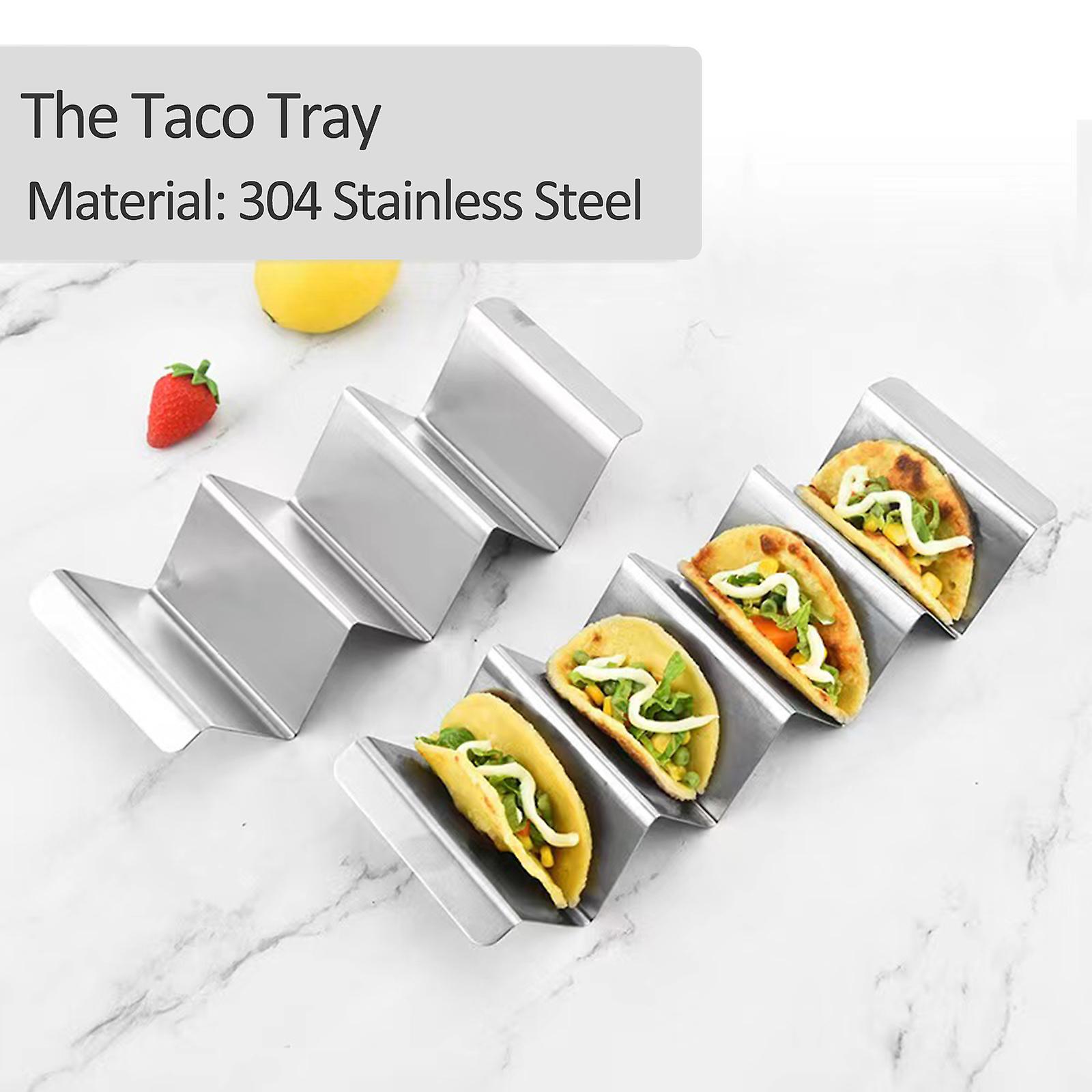 Taco holder stativer rustfrit stål Taco rack bakke Air Fryer Taco ...