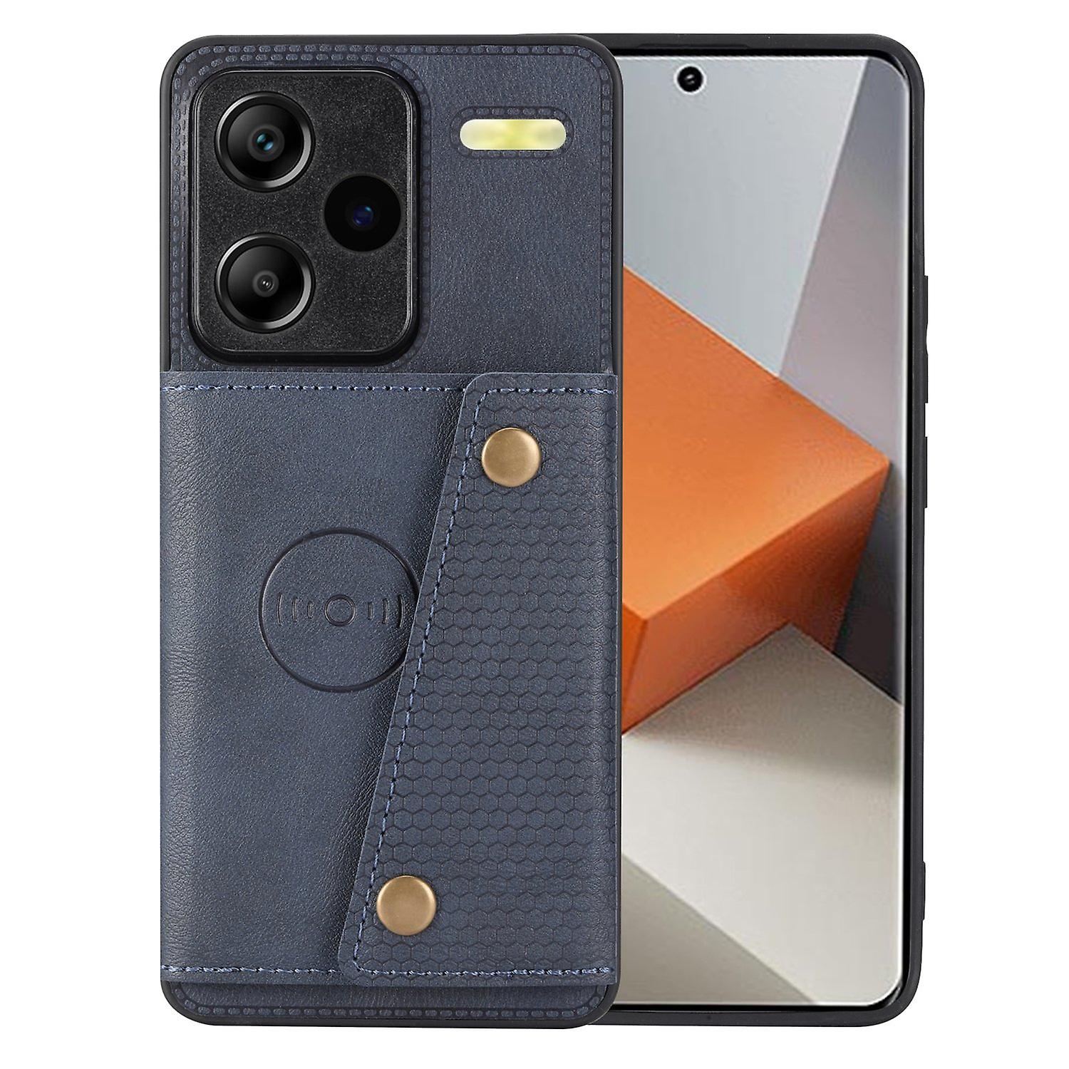 For Xiaomimi Note 13 Pro+ Case Kickstand Leather Coated TPU Phone Cover ...