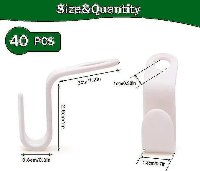 40 Pcs Clothes Hanger Connector Hooks, Mini Cascading Hanger Hooks ...