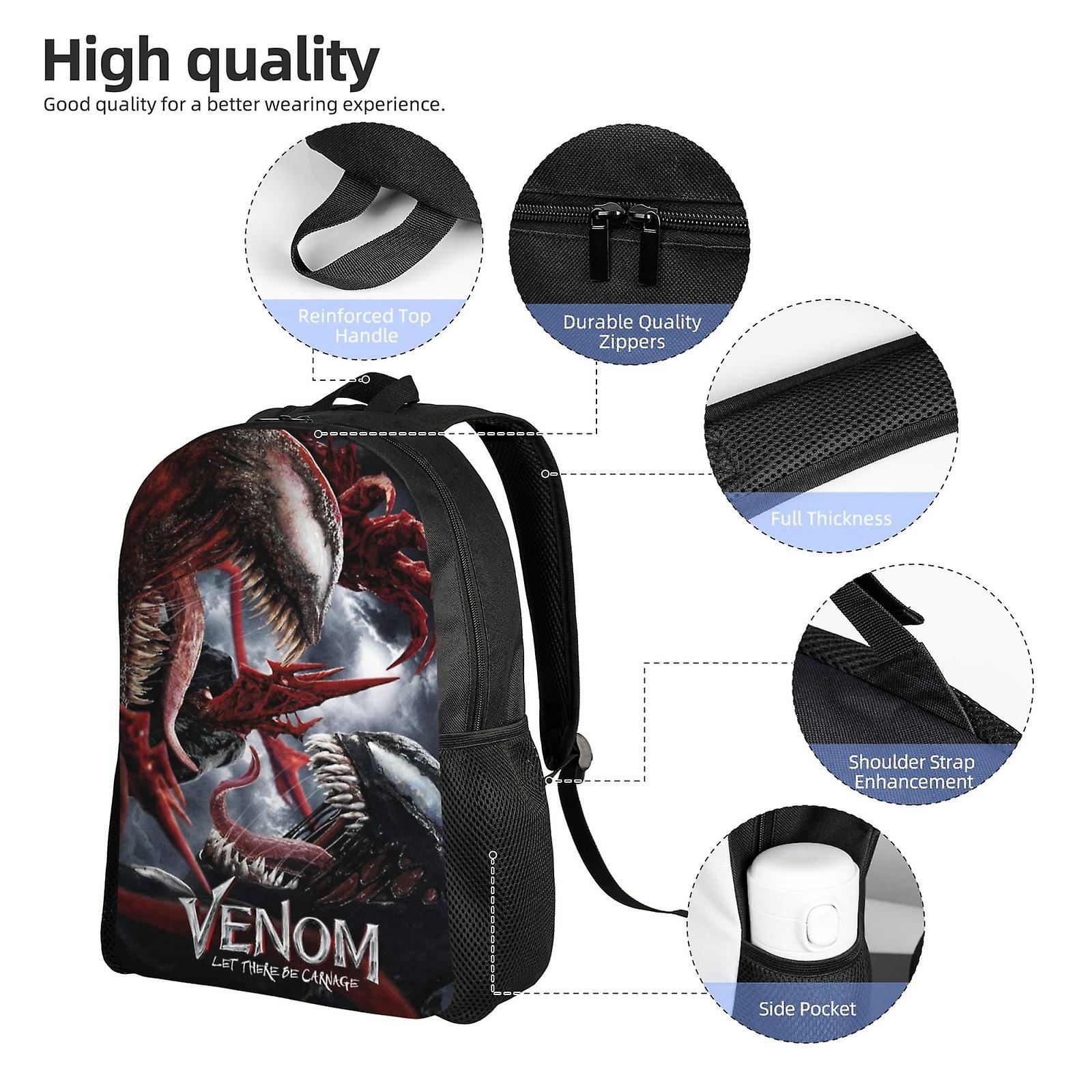 Venom Kid Backpack School Bag Elementary Students Bookbags | Fruugo UK