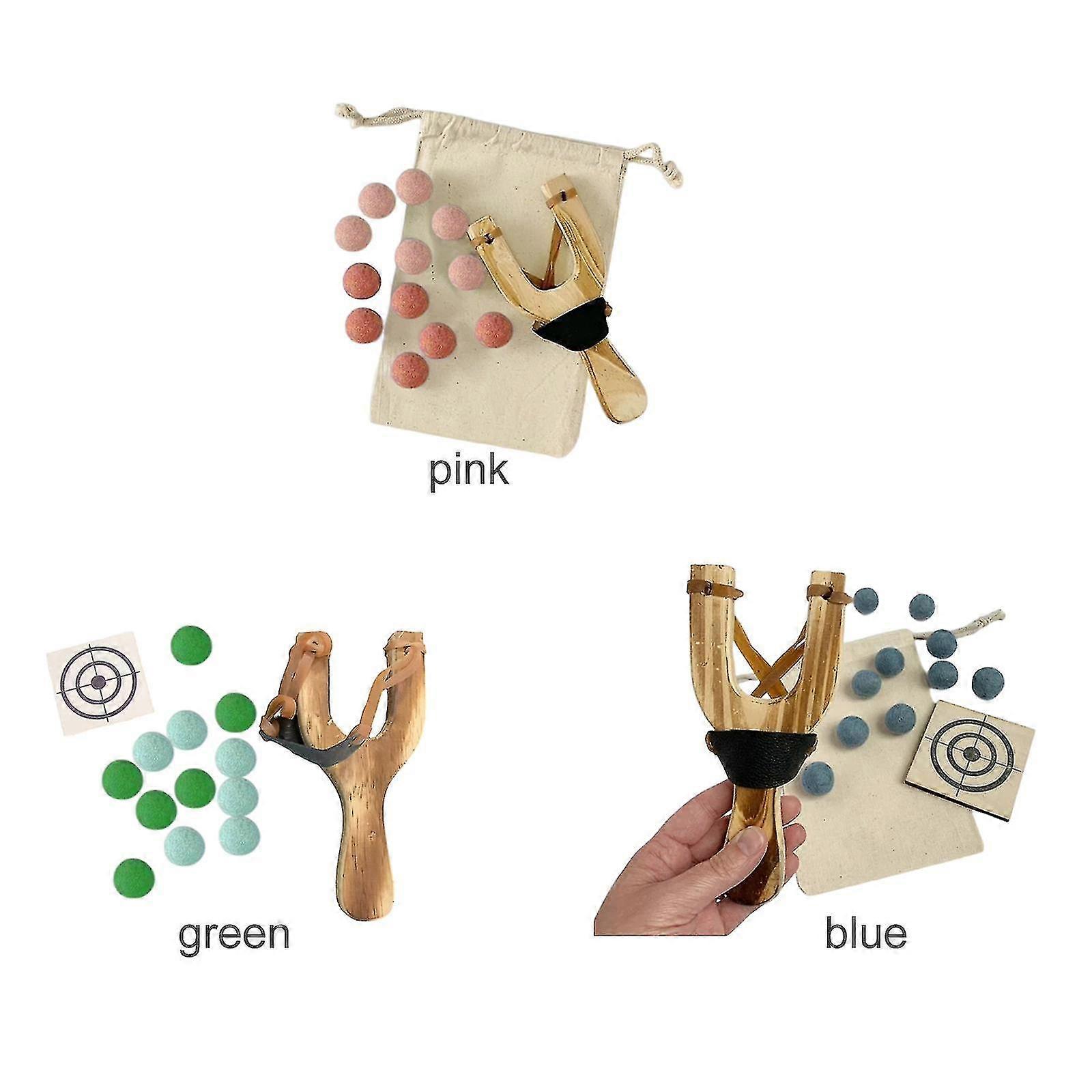 Outdoor Hunting Slings Catapult Wooden Handle Slings Game Shooting ...