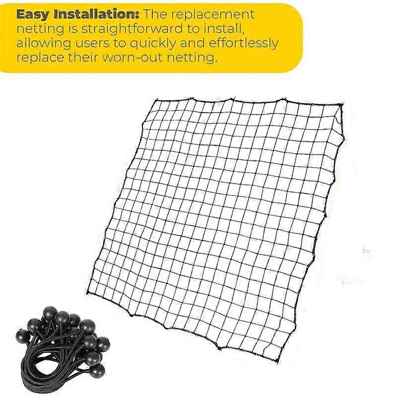 Replacement Net for Rebounder Football Catching Net with 20 Ropes ...