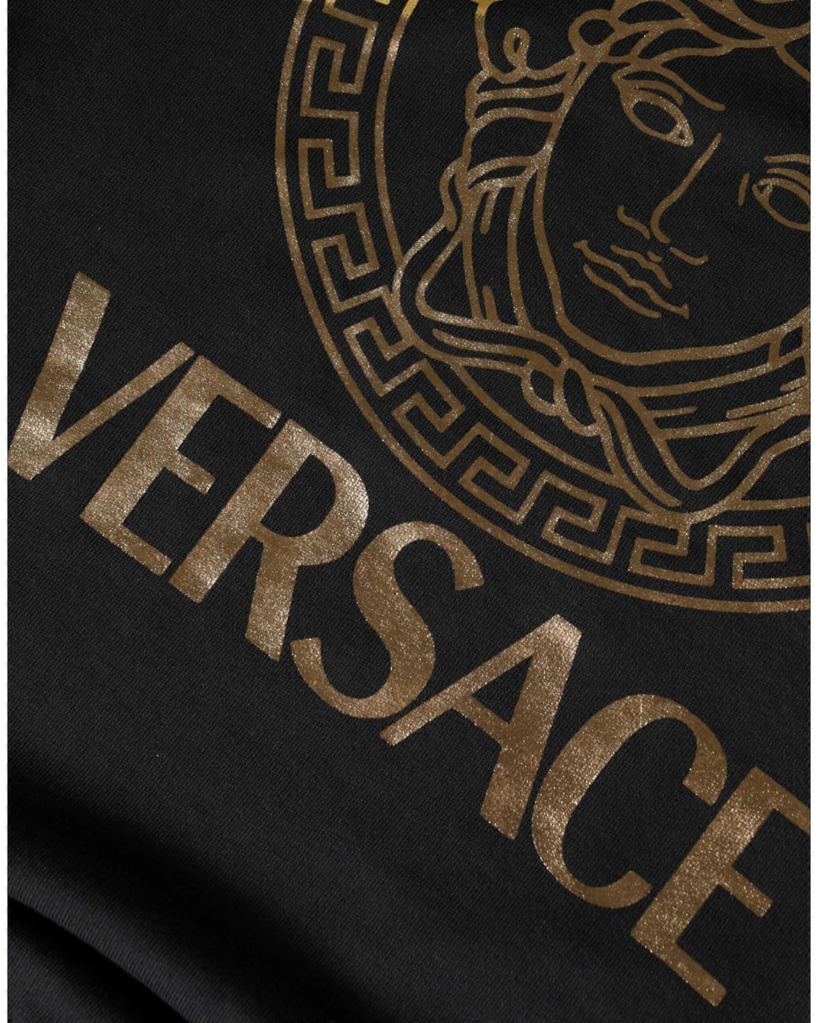 Versace Men's Medusa Crew Neck Sweatshirt Black | Fruugo UK