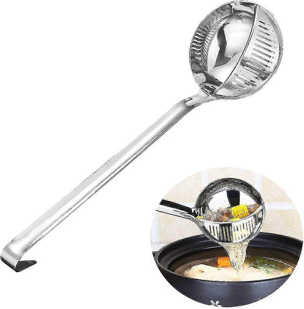 2-in-1 Creative Stainless Steel Straining Ladle,detachable | Fruugo UK