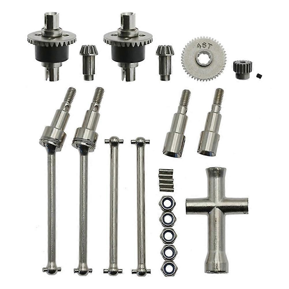Metal Differential and Drive Shaft Set for SCY 16101 16102 16103 16201 ...