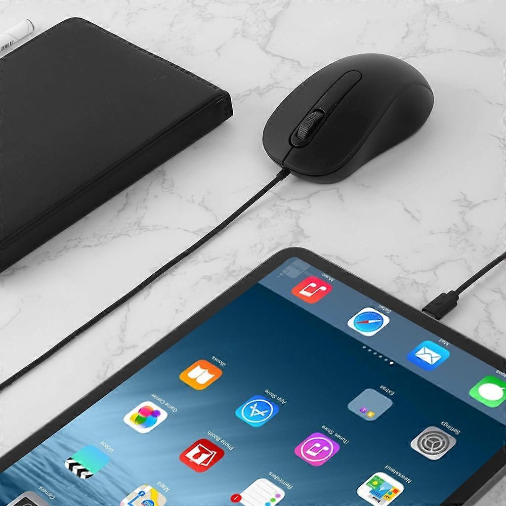 Ergonomic Type C Mouse 3 Button 1000DPI USB C Mice Adjustable ...