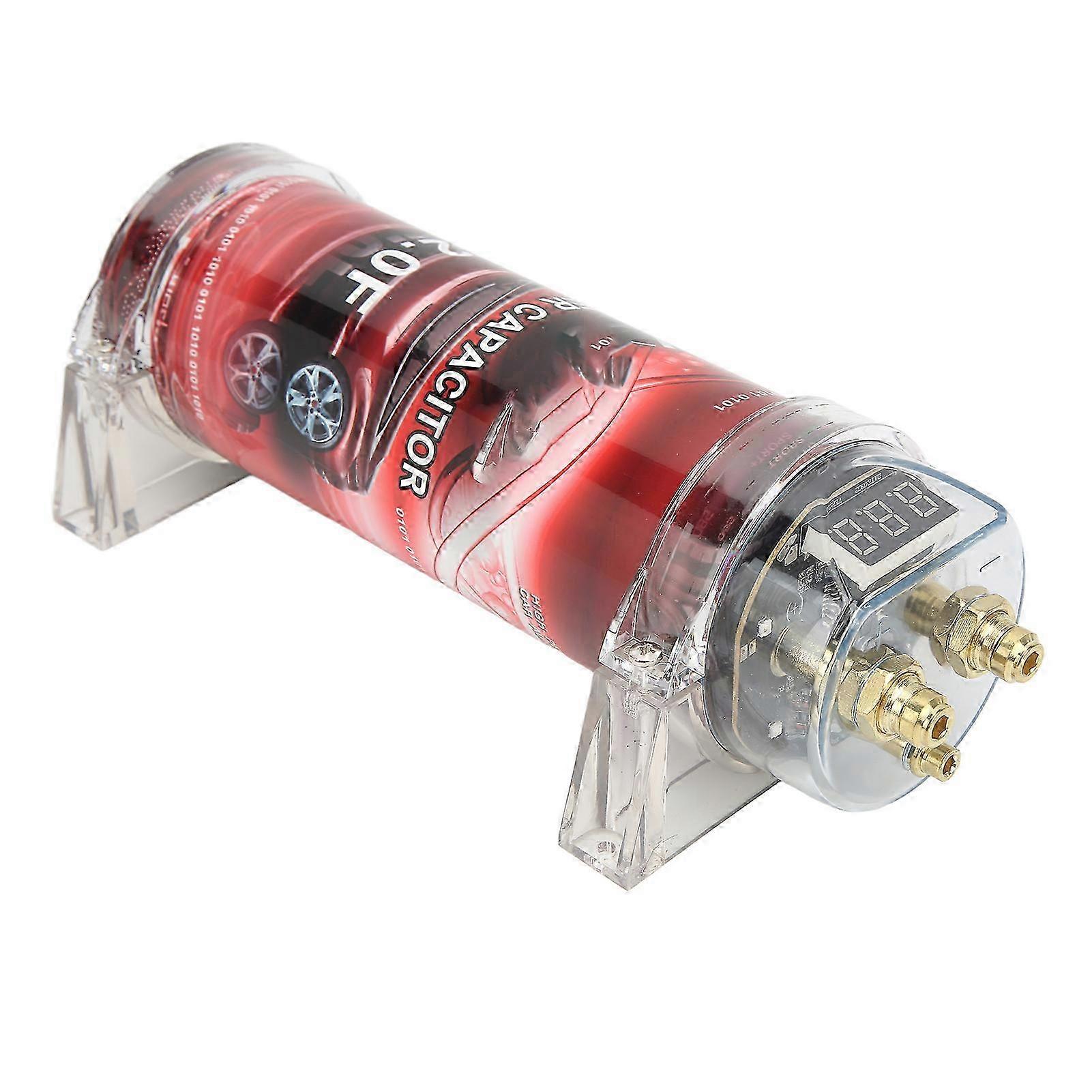 Car Capacitor 2 Farad Digital Power Capacitor with Voltage Display and ...