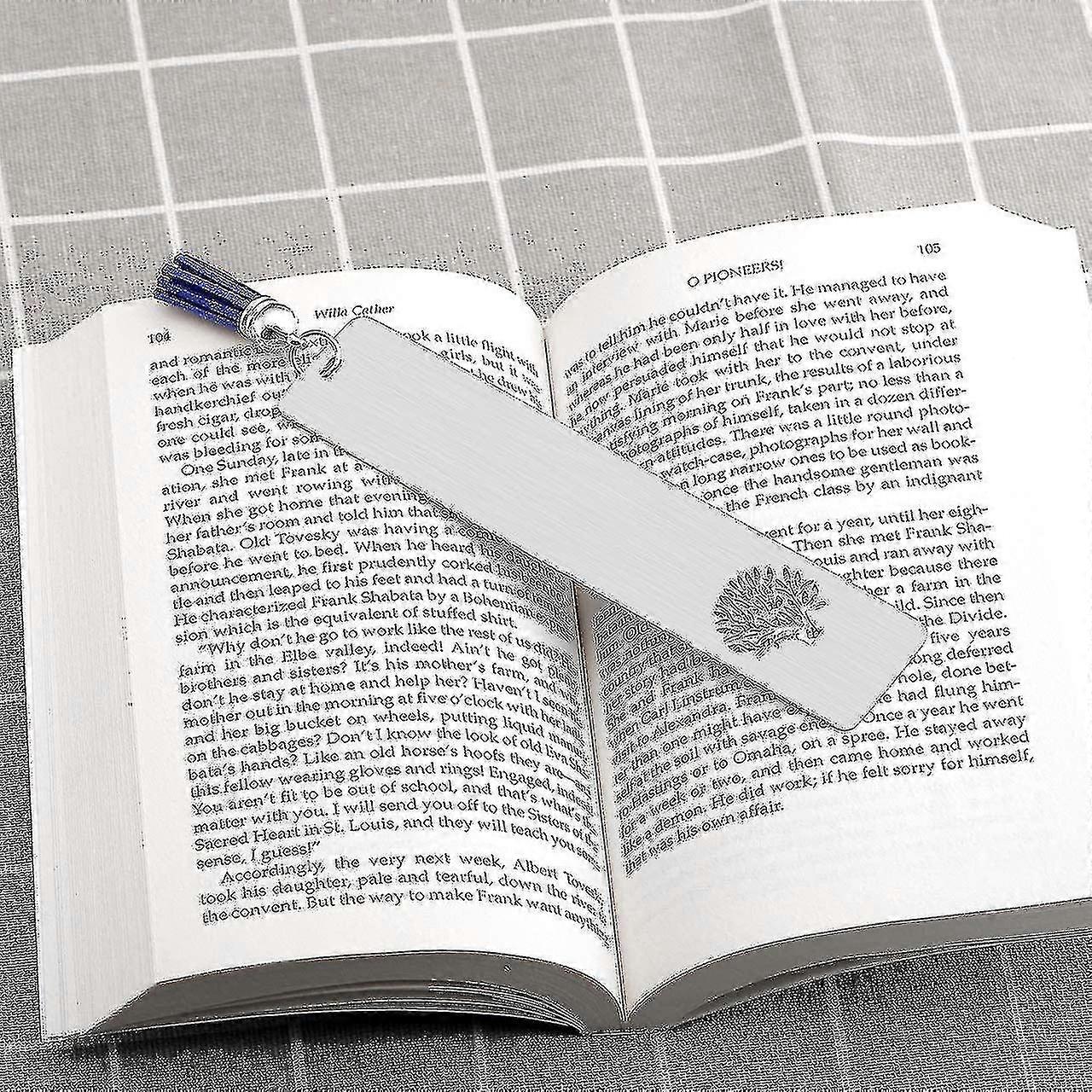 Stainless Steel Bookmarks Silver Hollow Tree Of Life Book Marker Solid ...