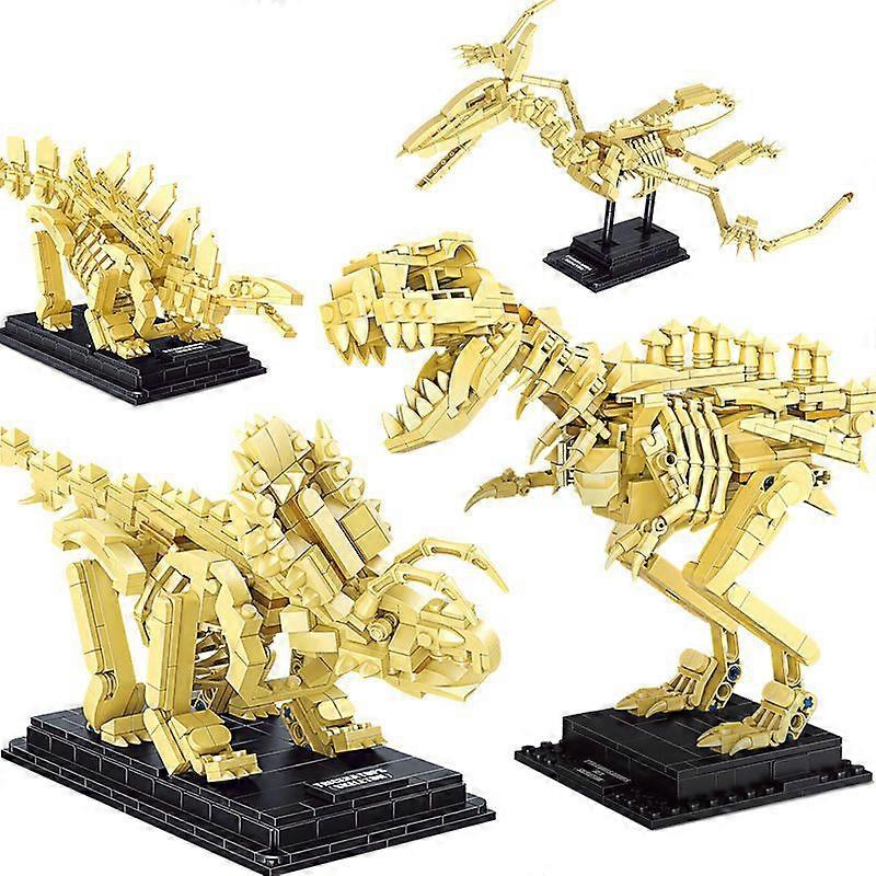 Jurassic Dinosaur Building Block Series Archaeological Skeleton ...
