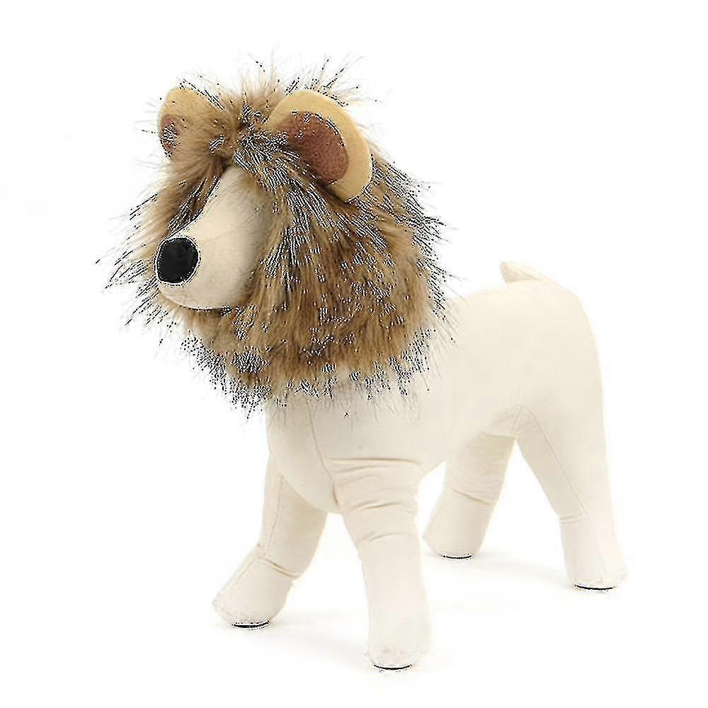 Funny Clothes For Cats Lion Mane Cat Costume Lion Wig Cap For Christmas ...