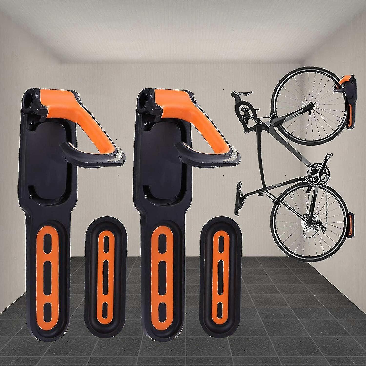 SZTXJ Bike rack, wall mount bike rack with rubber coating, for 2 bikes ...