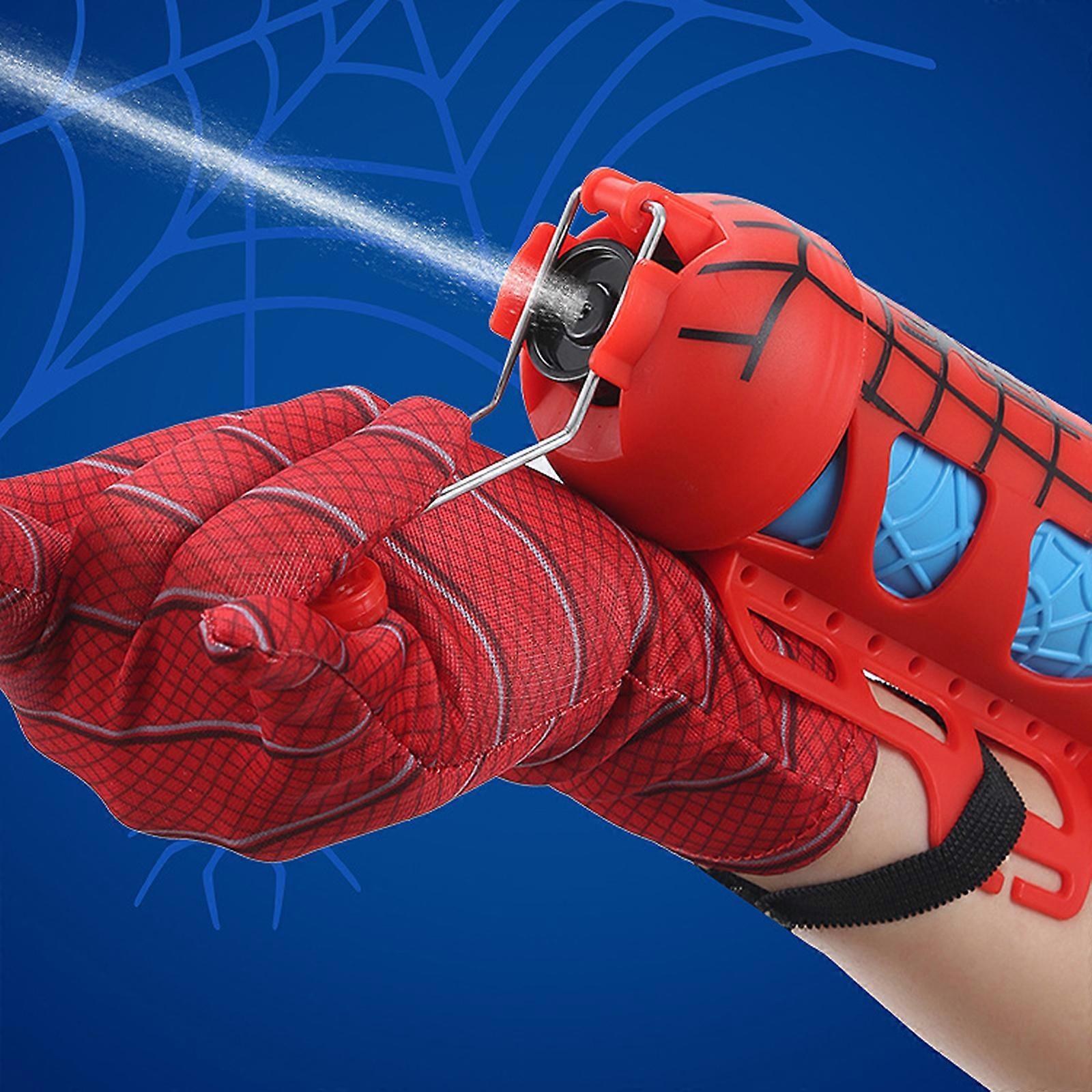 Spiderman Launcher Toys Costume Gloves Web Shooter Dart Blaster Kids ...