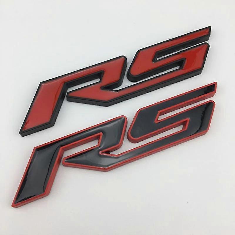 Car 3d Metal Stikcer Rs Emblem Letters Car Badge Trunk Decal For ...