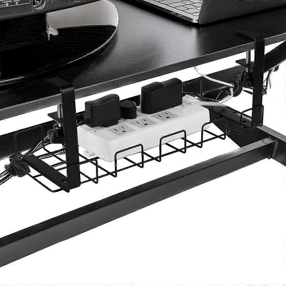 Under Desk Wire Storage Rack Under Desk Cable Organizer Wire Cable Tray ...