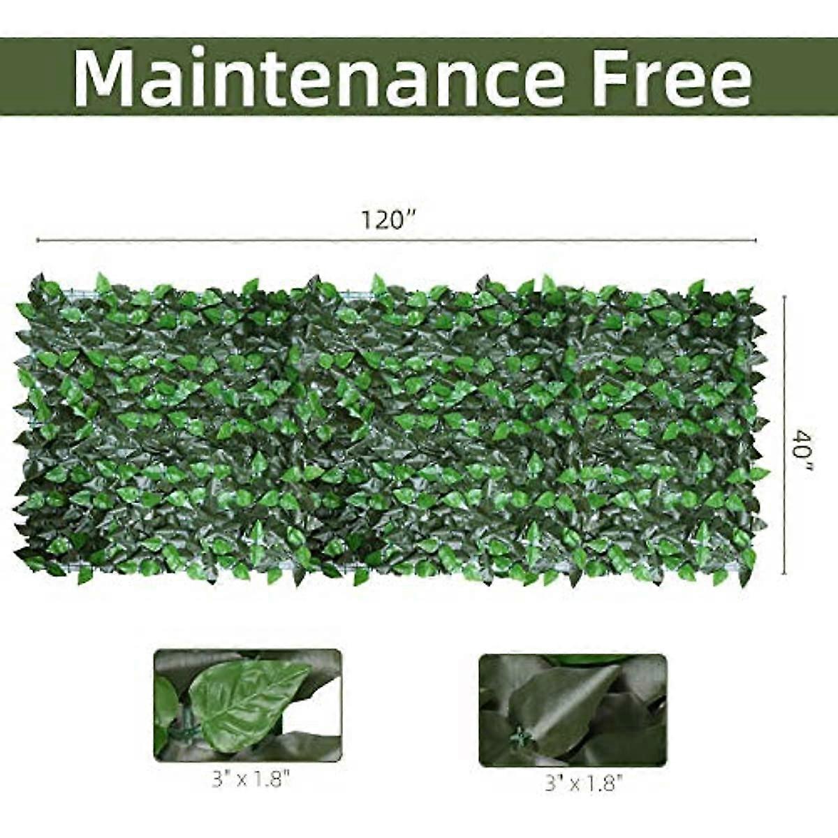 Artificial Ivy Privacy Fence Screen Privacy Wall Artificial Ivy Hedge ...