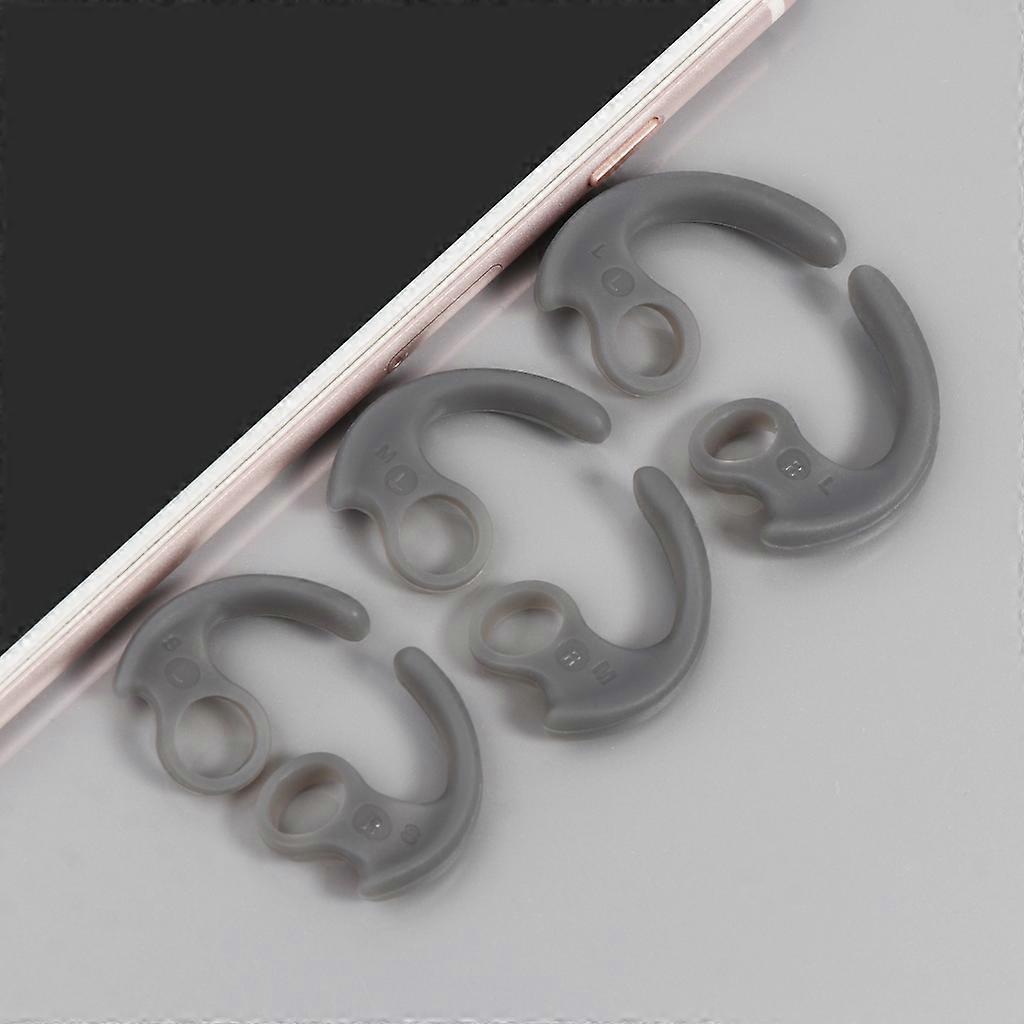 3 Pairs Soft Silicone Ear Pads Eartips Earphone Case Ear Hook Earbuds ...