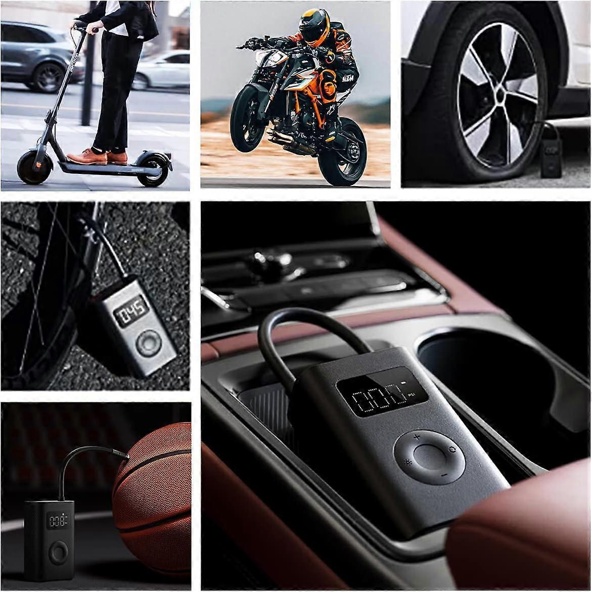 Mijia portable air compressor - Electric bicycle pump car tire inflator ...