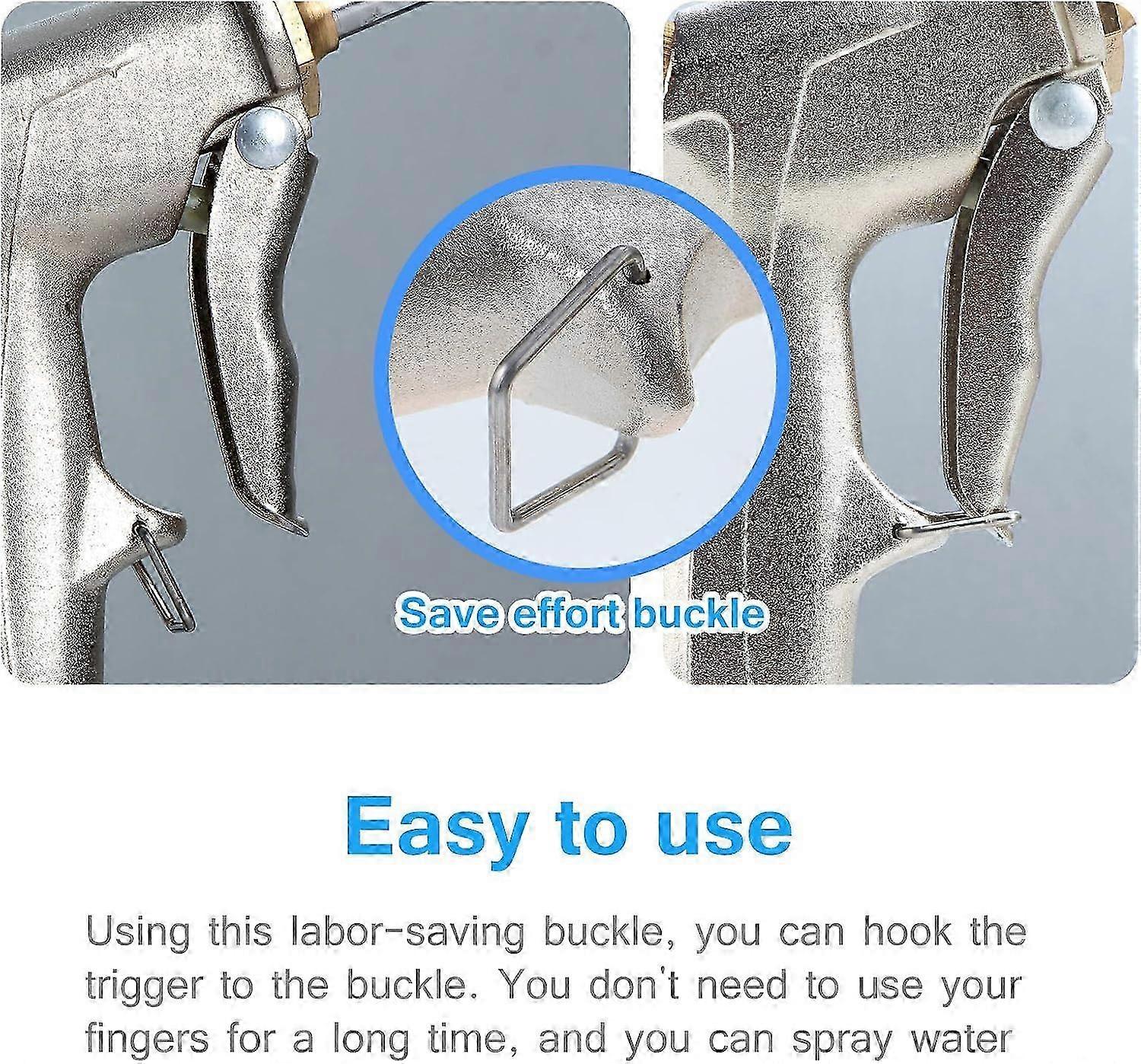 Metal Watering Gun, High Pressure Water Gun Sprayer, Heavy Duty Garden ...