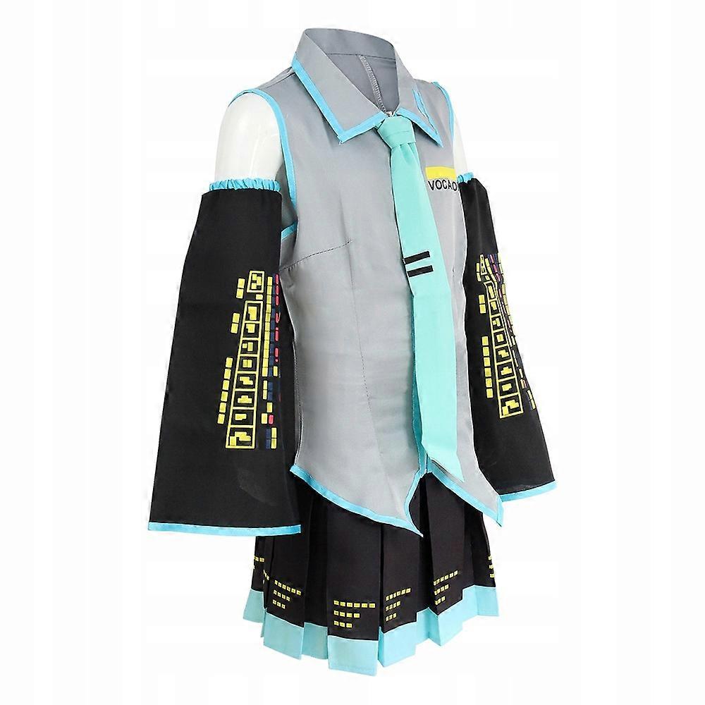 Cosplay Hatsune Miku Halloween Costume Blue | Fruugo UK