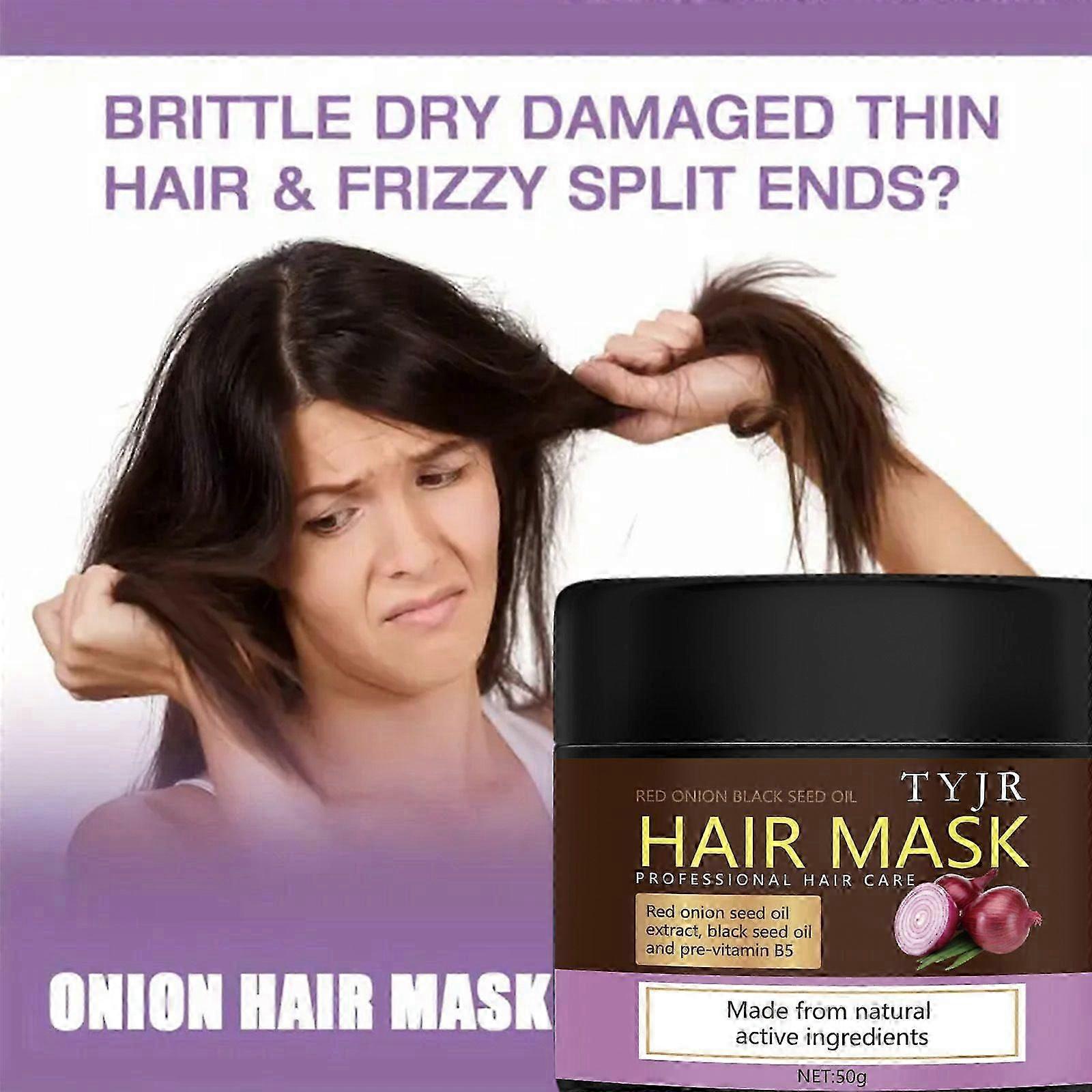 Red Onion Black Seed Hair Mask - With Black Seed Oil, Intense Hydration ...