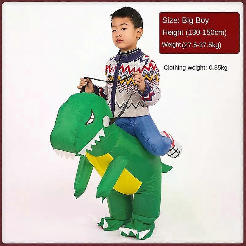 Dinosaur Inflatable Costume Riding Jumpsuit Cosplay Dino Funny Dress ...