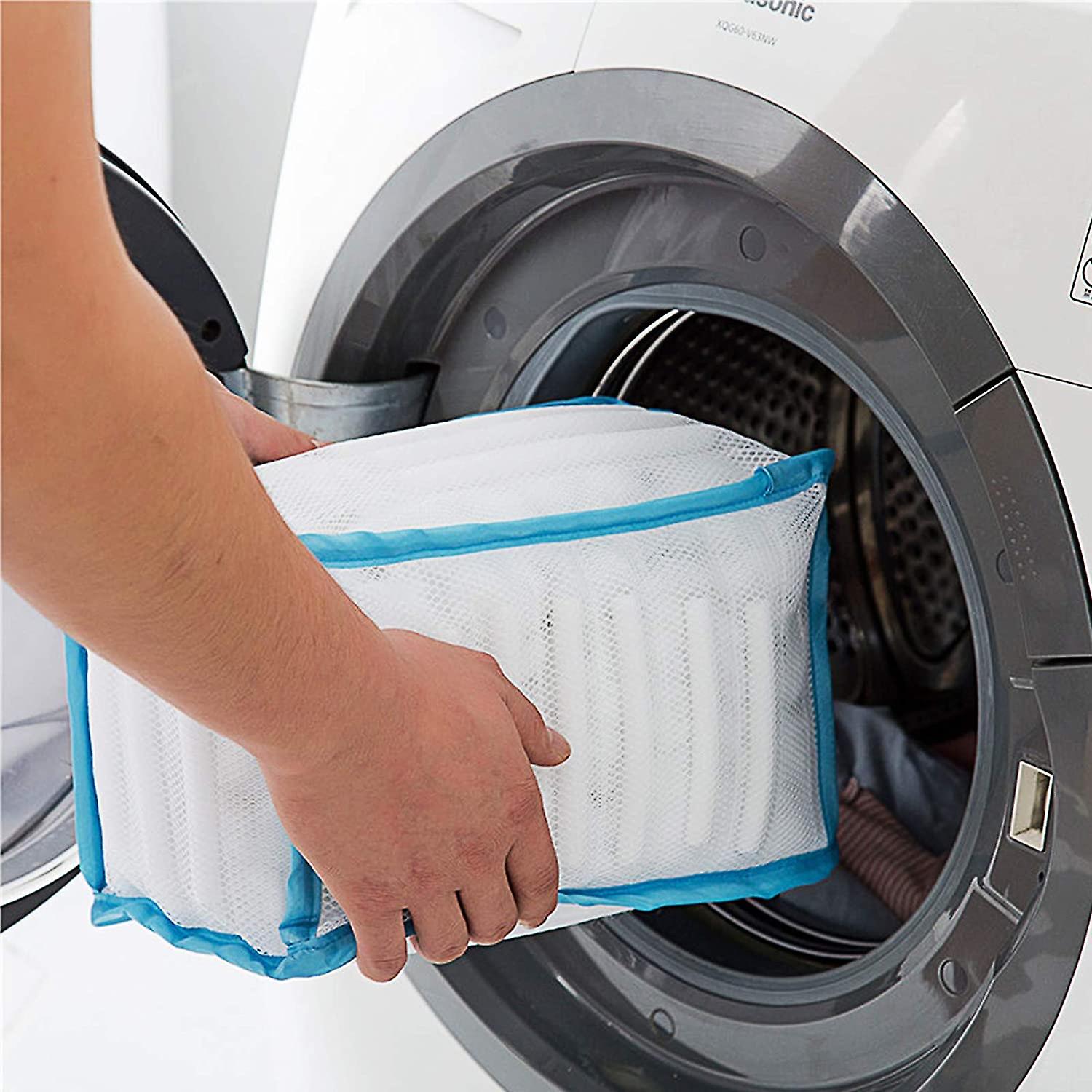 Shoe Wash Bag With Zipper Reusable Mesh Laundry Net Shoe Washing ...