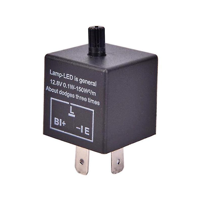 Electronic Turn Signal Flasher Relay Led Adjustable Hazard Warn Blinker ...