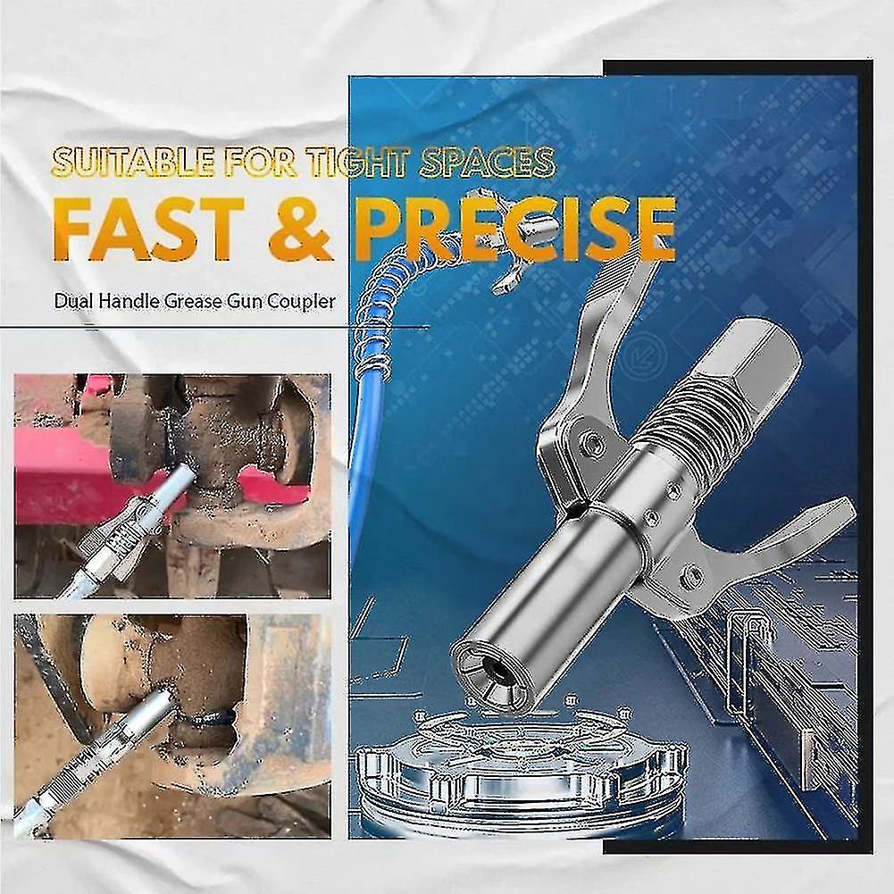 High Pressure Grease Coupler Self-locking Non-leaking Grease Coupler ...