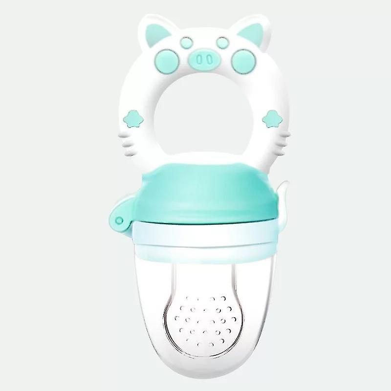 Pacifier For Fruit And Porridge With Lock And Cartoon Lid, Bpa Free ...