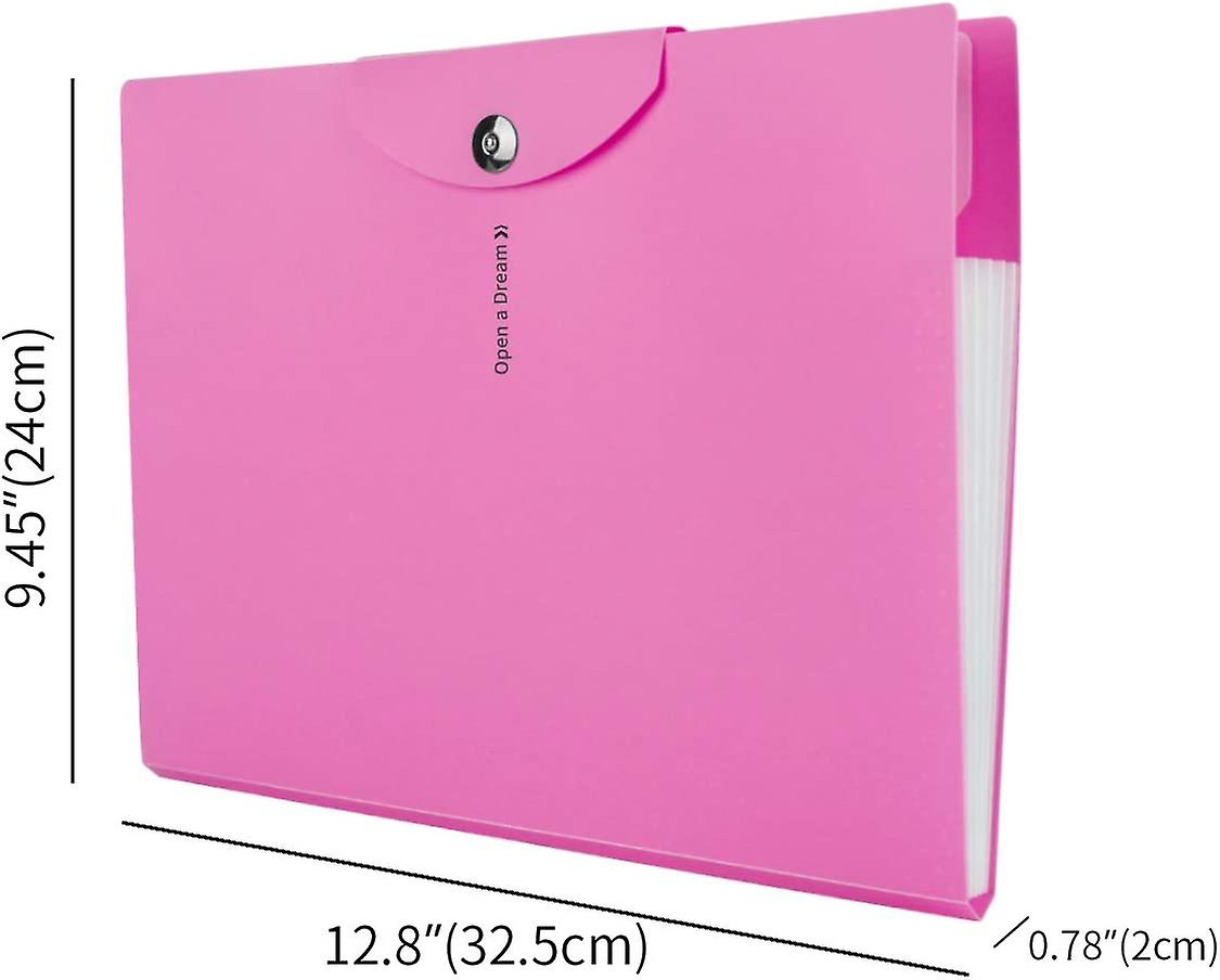Document Folder A4, Compartment Folder A4 Expandable Portable File ...