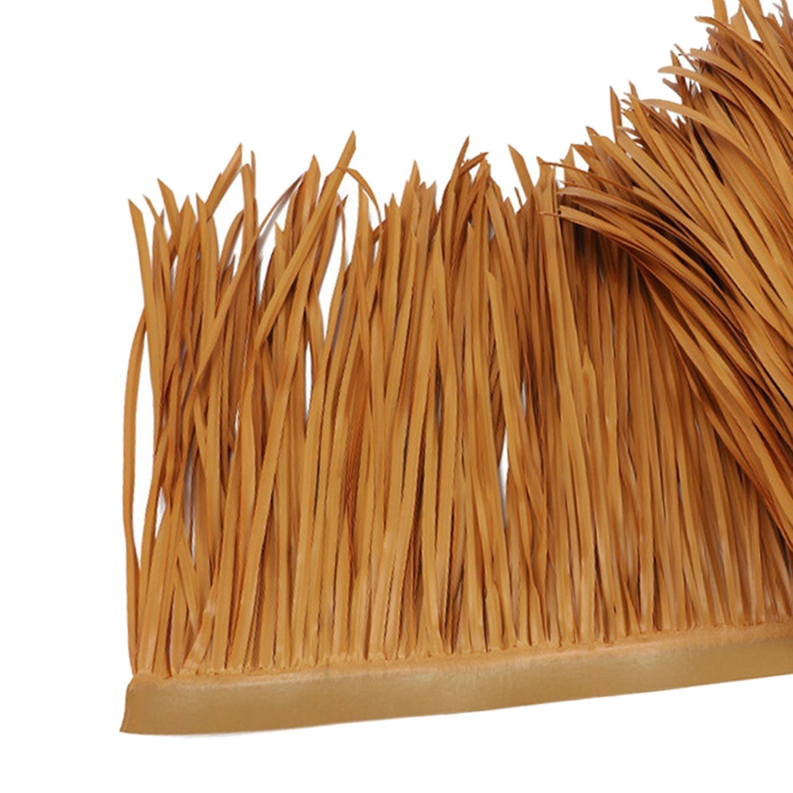 Straw Roof Thatch Simulation Durable Panel Palm Thatch Roll For Garden ...