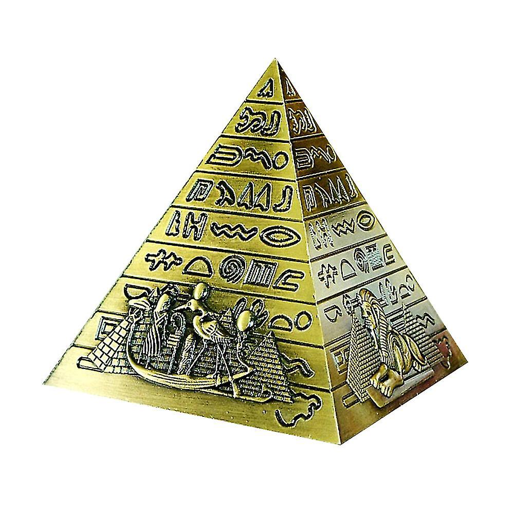 Egyptian Pyramids Figurine Pyramid Model Building Statue Home Office ...