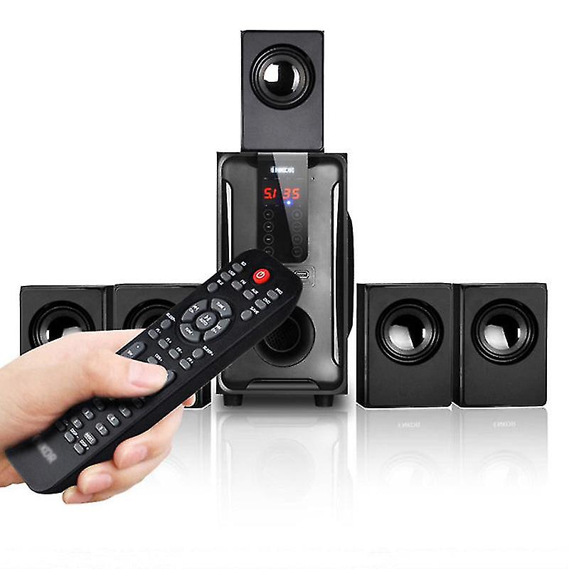 .New 5.1 Channel Home Theater Speaker System Bluetoothusbsdfm Radio ...