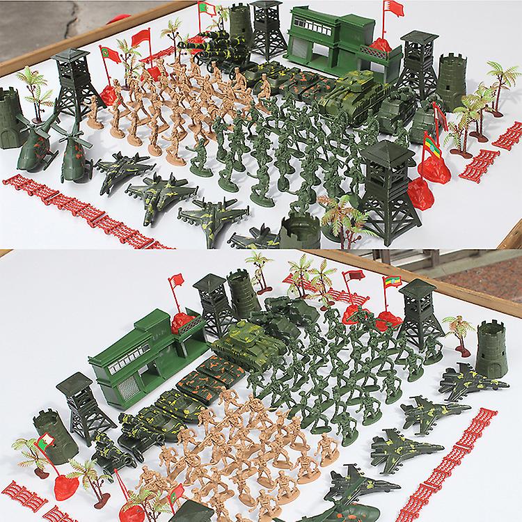 122 Pieces Army Action Figures Set, Military Play Set with Soldiers ...