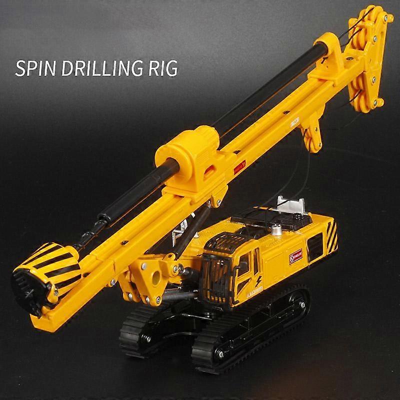 KDW Alloy Rotary Drilling Rig Crawler Excavator Diecast Construction ...