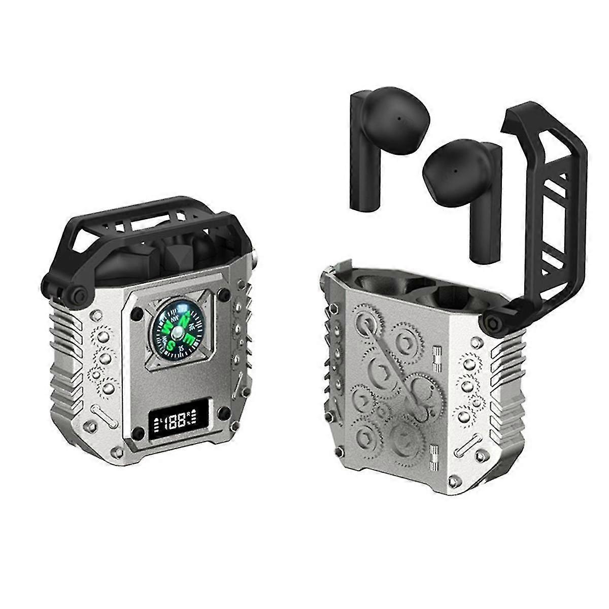 T30 New Mecha Style Headset Noise Reduction True Wireless Bluetooth ...