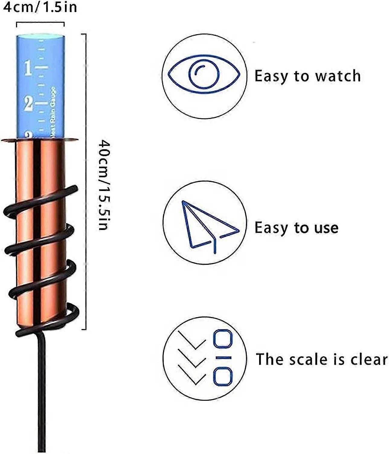 For 2024 Rain Gauge Outdoor - Accurate Measurement Of Rain Capacity ...