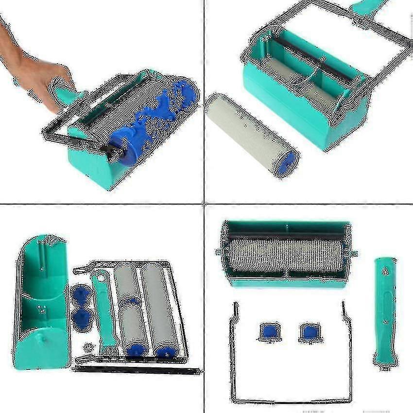 Flower Decoration Patterned Rollers 5" Rubber Brush Reusable Hhs ...