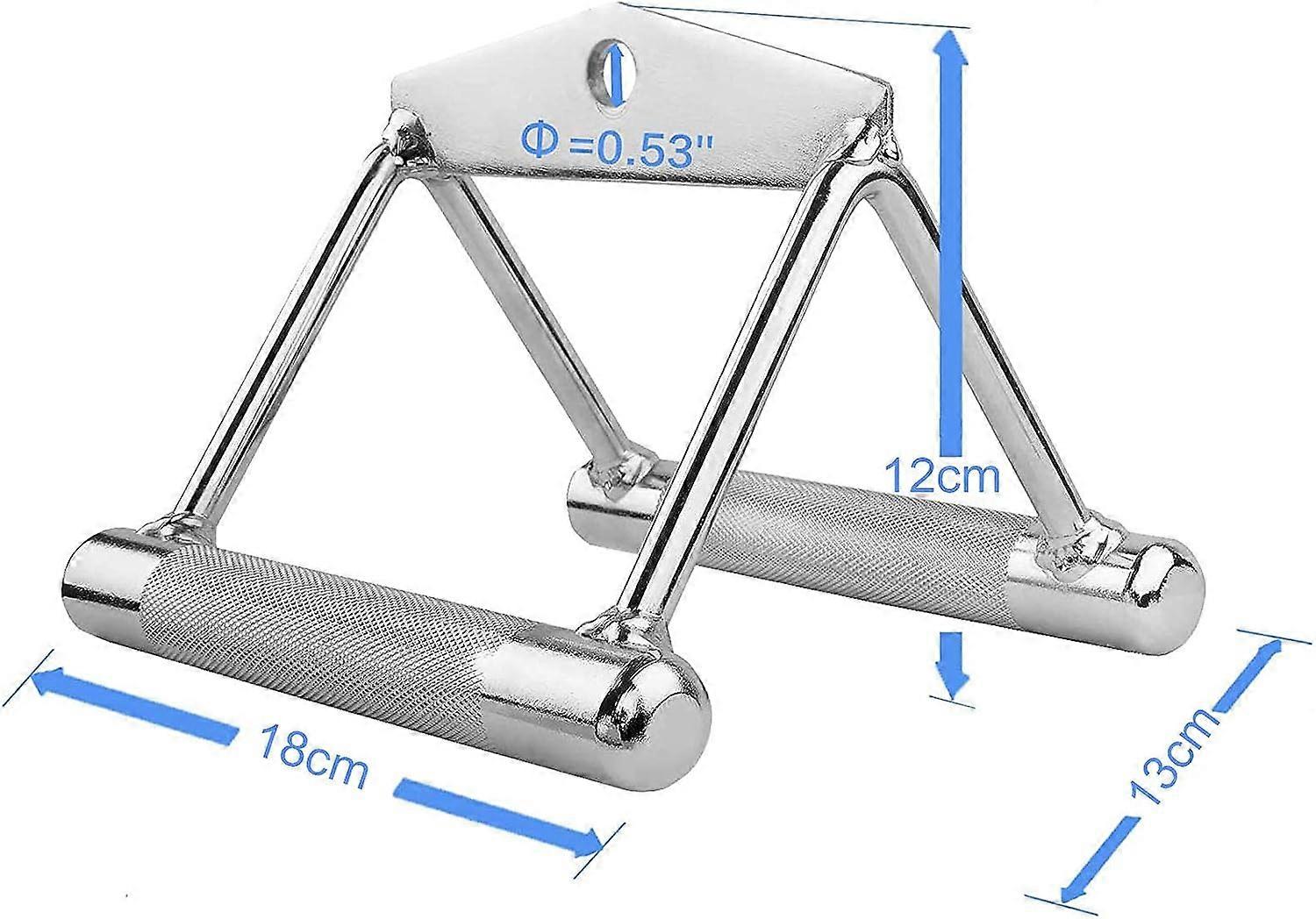 Nirvana Parallel handle, fitness tower & cable pull - rowing handle ...