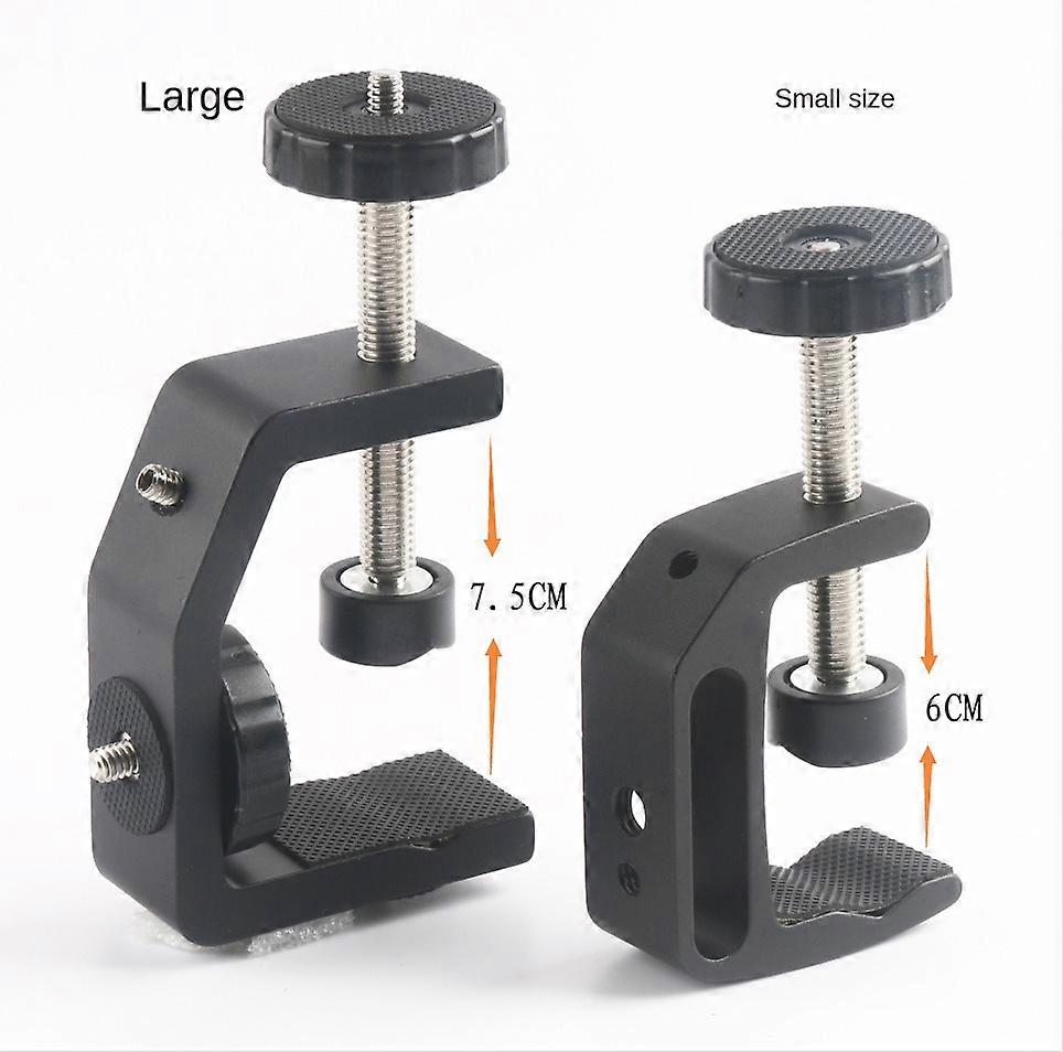 C-Clamps with 1/4" and 3/8" Threaded Holes for Desktop Mount Desk ...
