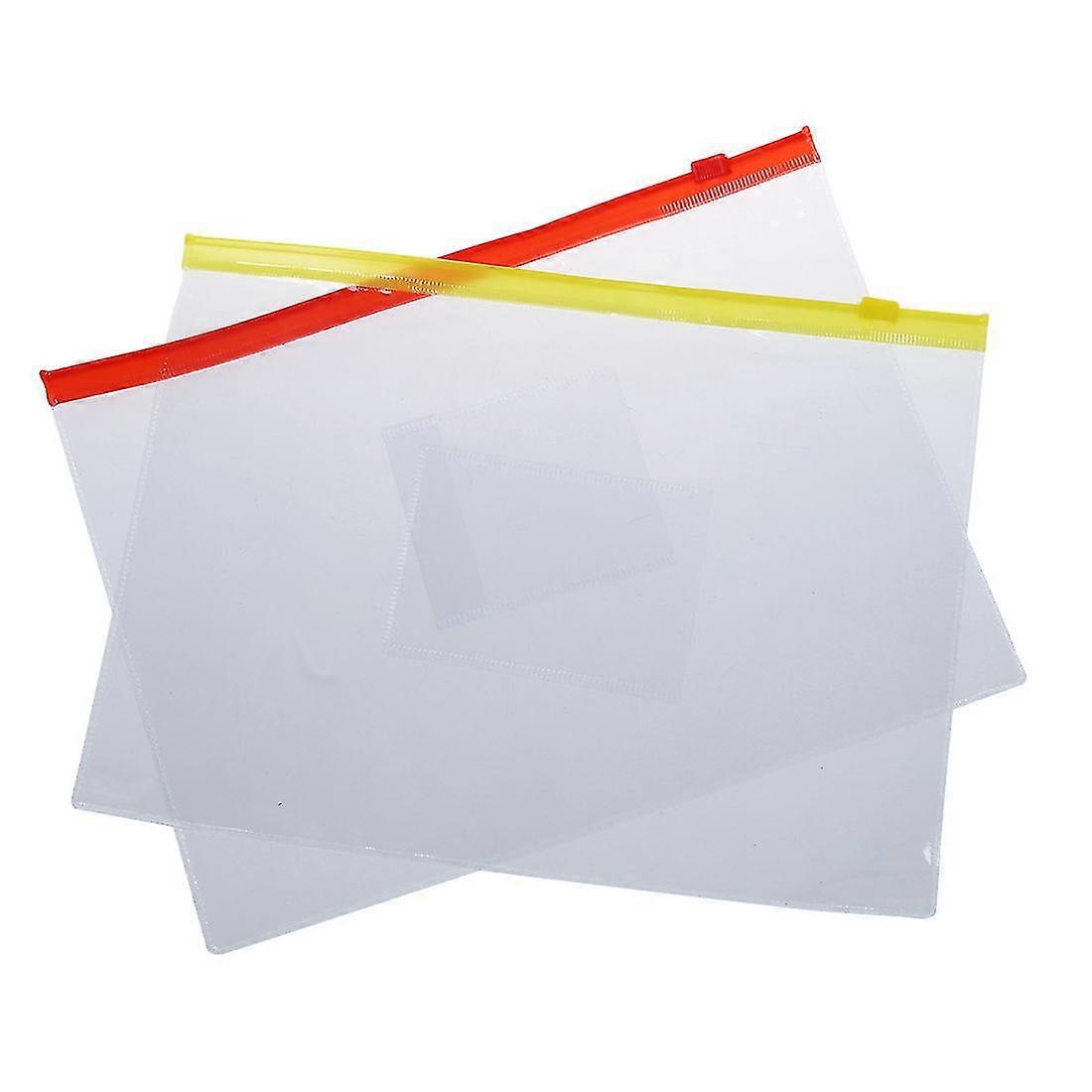 20PCS Plastic Slider Zip Lock Bags Files Holder for A5 Paper | Fruugo UK
