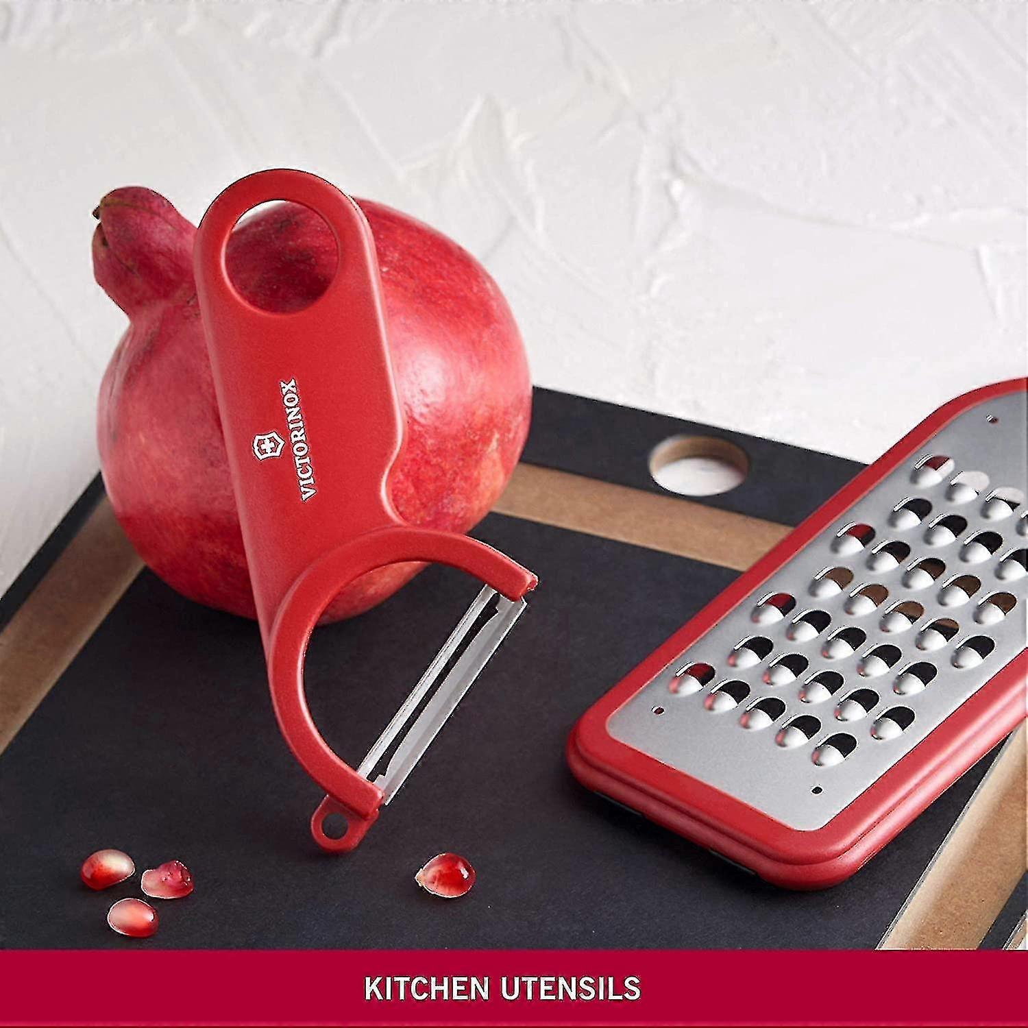 Potato Peeler, Red, Stainless | Fruugo UK