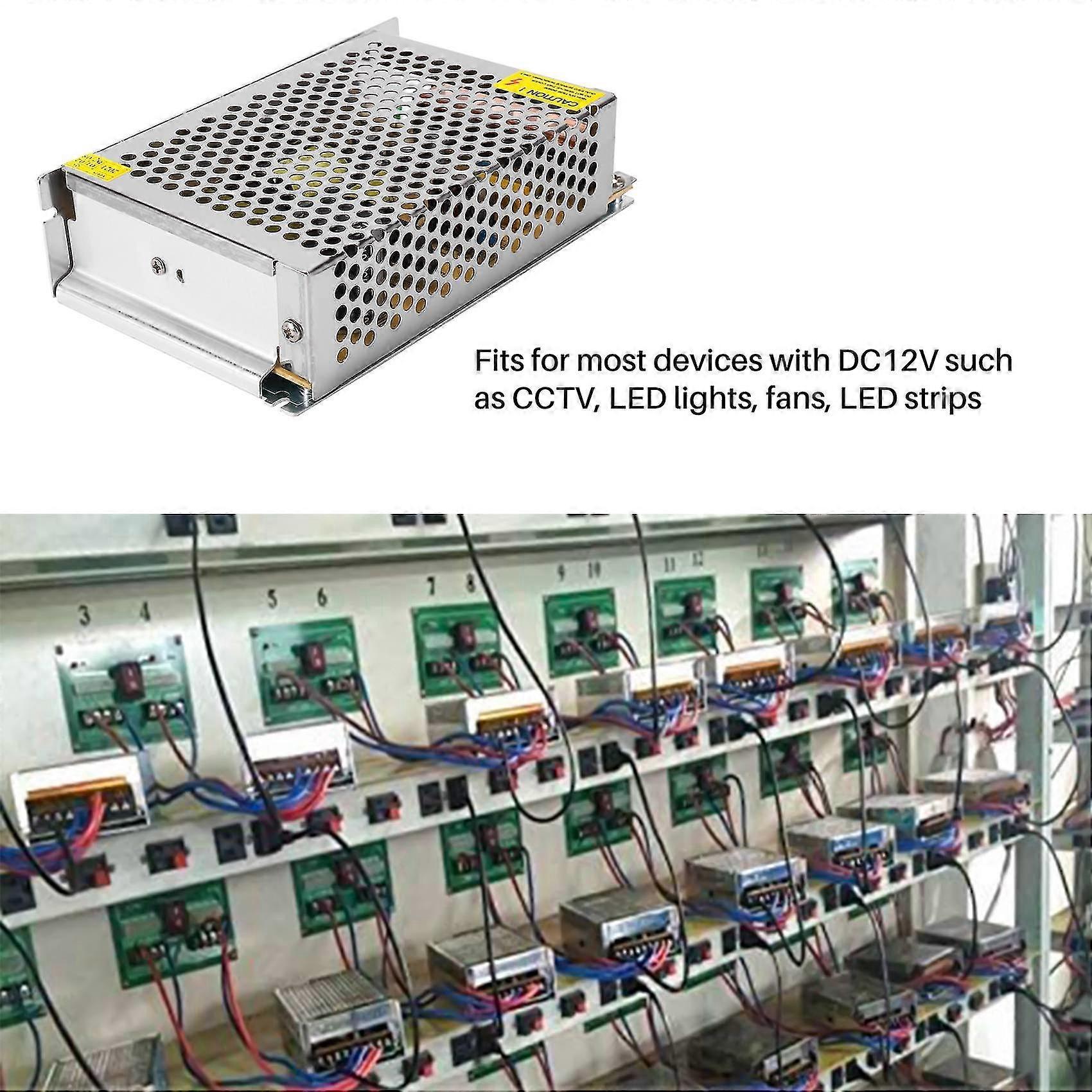 Dc 12v 10a 120w Switching Power Supply Regulated Transformer / Safety ...